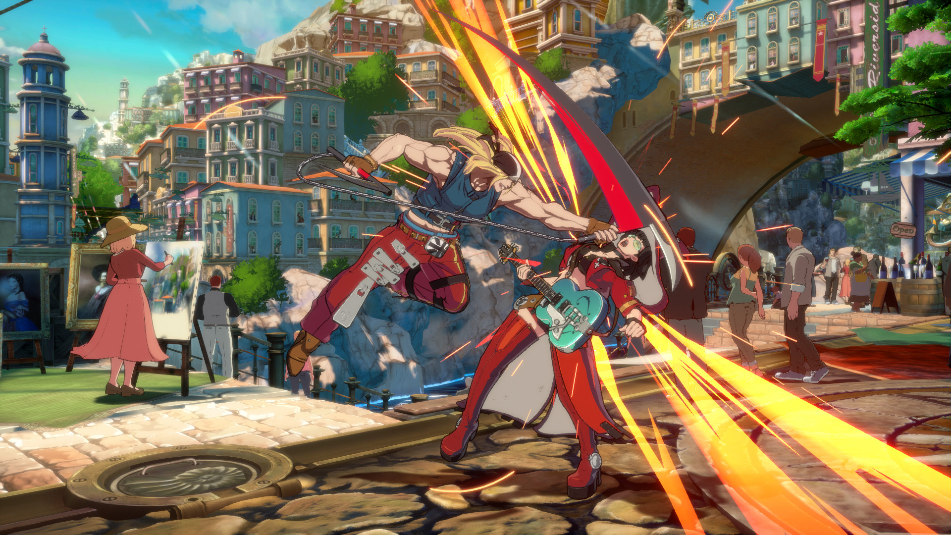 Early Concept Art Axl Low Mod for GUILTY GEAR -STRIVE- | GGST Mods