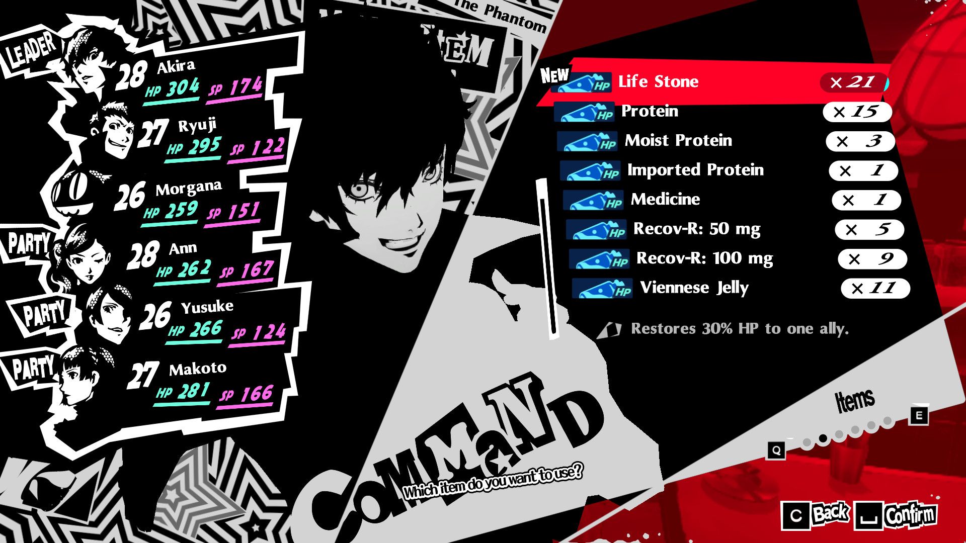 Keep Pause Menu Model Mod for Persona 5 Royal (PC) | P5R (PC) Mods