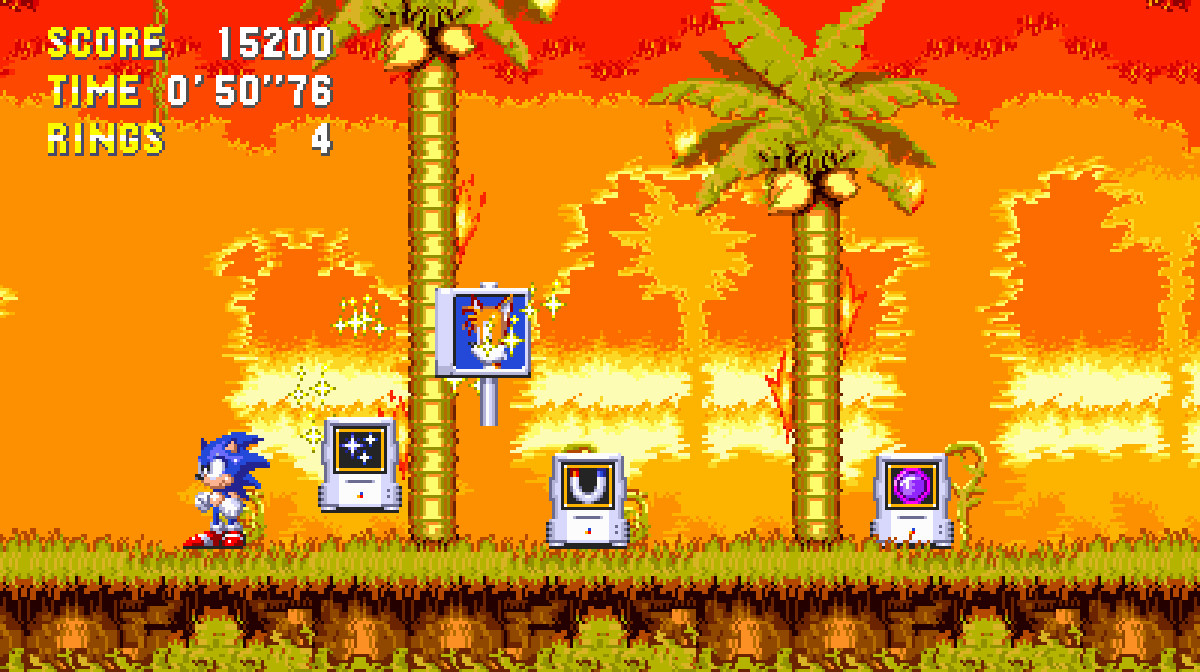 Mania-Inspired Signpost Spinning [Sonic 3 A.I.R.] [Mods]