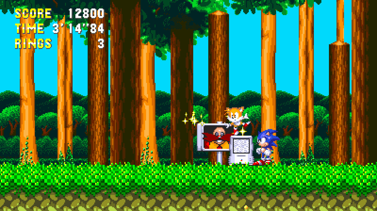 Mania-Inspired Signpost Spinning [Sonic 3 A.I.R.] [Mods]