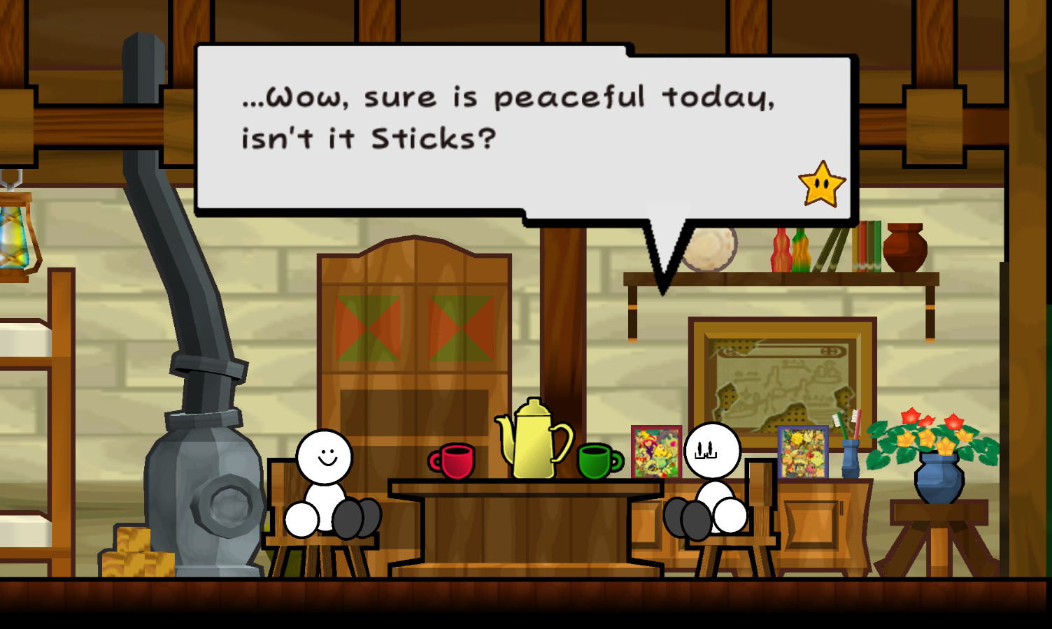 Sticks and the Harbinger of Chaos Mod for Super Paper Mario | SPM Mods