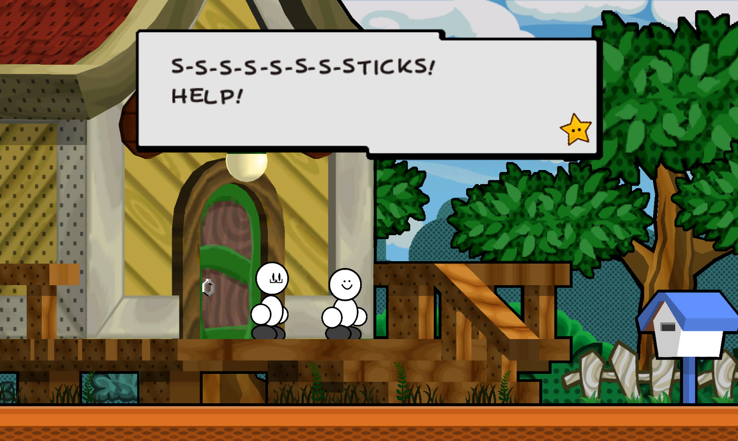 Sticks and the Harbinger of Chaos Mod for Super Paper Mario | SPM Mods