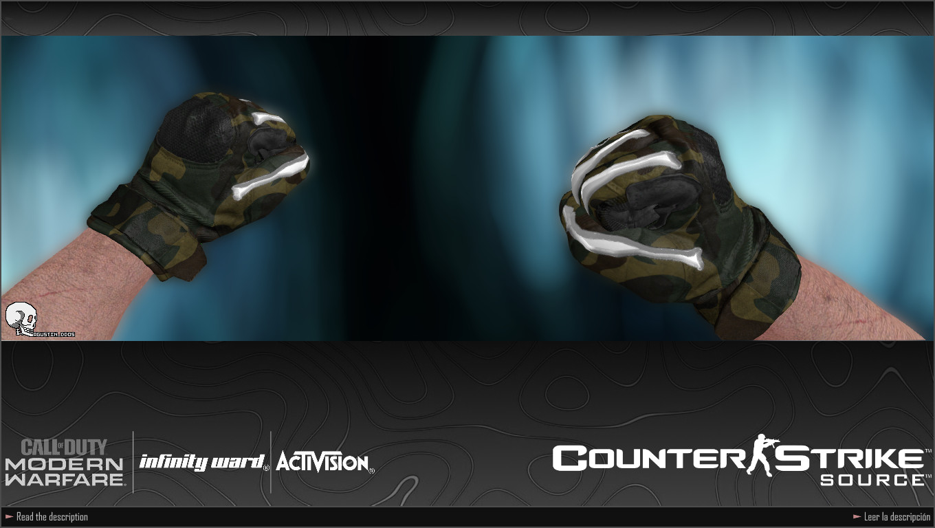 MW2019 Gloves: Ghost Style Mod for Counter-Strike: Source | CS:S Mods