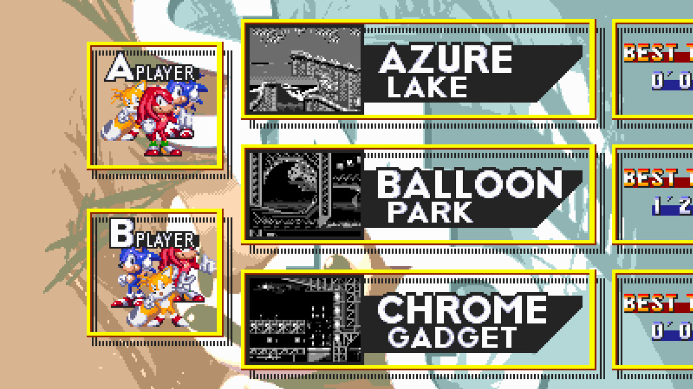 New Data & Act select sprites Mod for Sonic 3 A.I.R. | S3AIR Mods