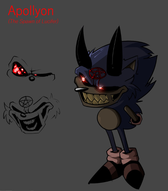 FNF Sonic.exe Apollyon mod + 2 Songs + Skin V6!! Mod for Friday Night ...