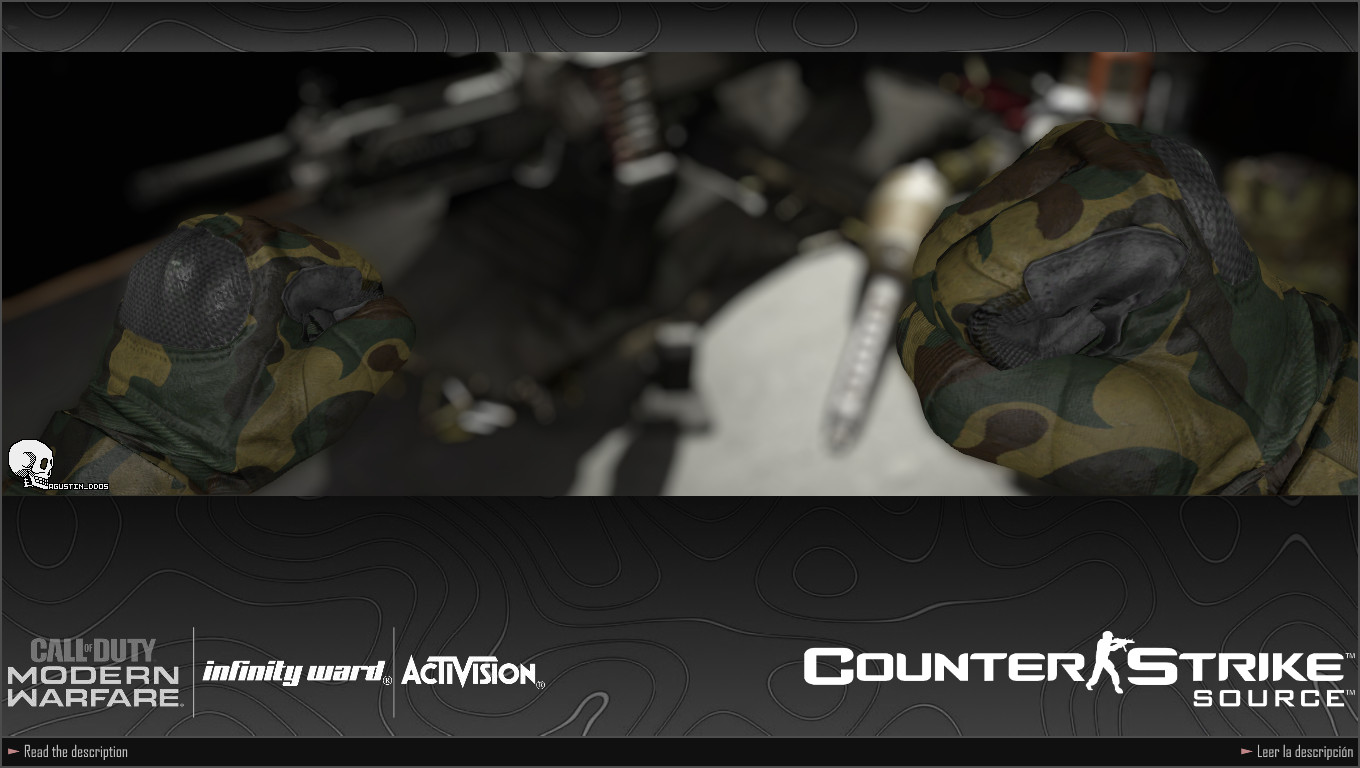MW2019 Gloves: Ghost Style Mod for Counter-Strike: Source | CS:S Mods