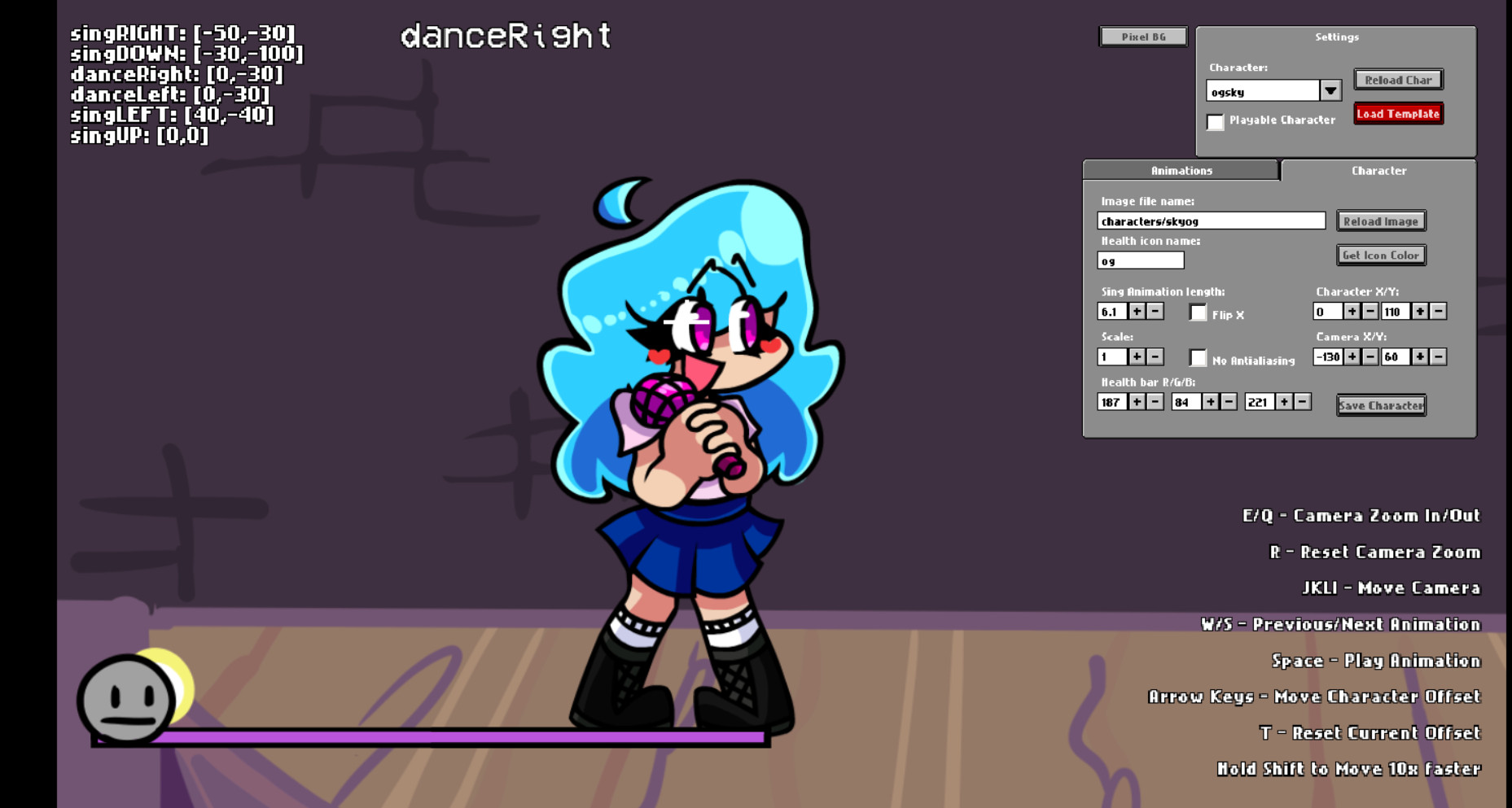 New OSky sprites Mod for Friday Night Funkin' | FNF Mods