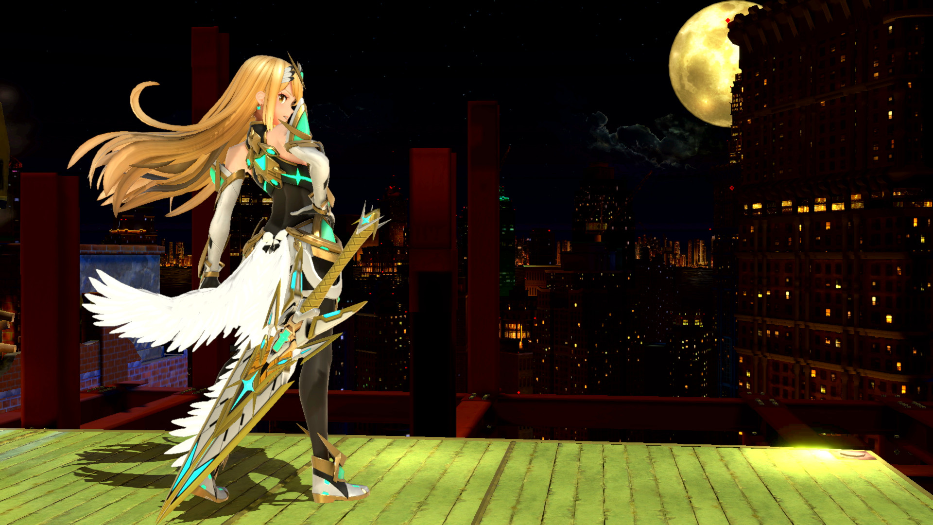 Winged Mythra (XC2 Concept Art) Mod for Super Smash Bros. Ultimate ...