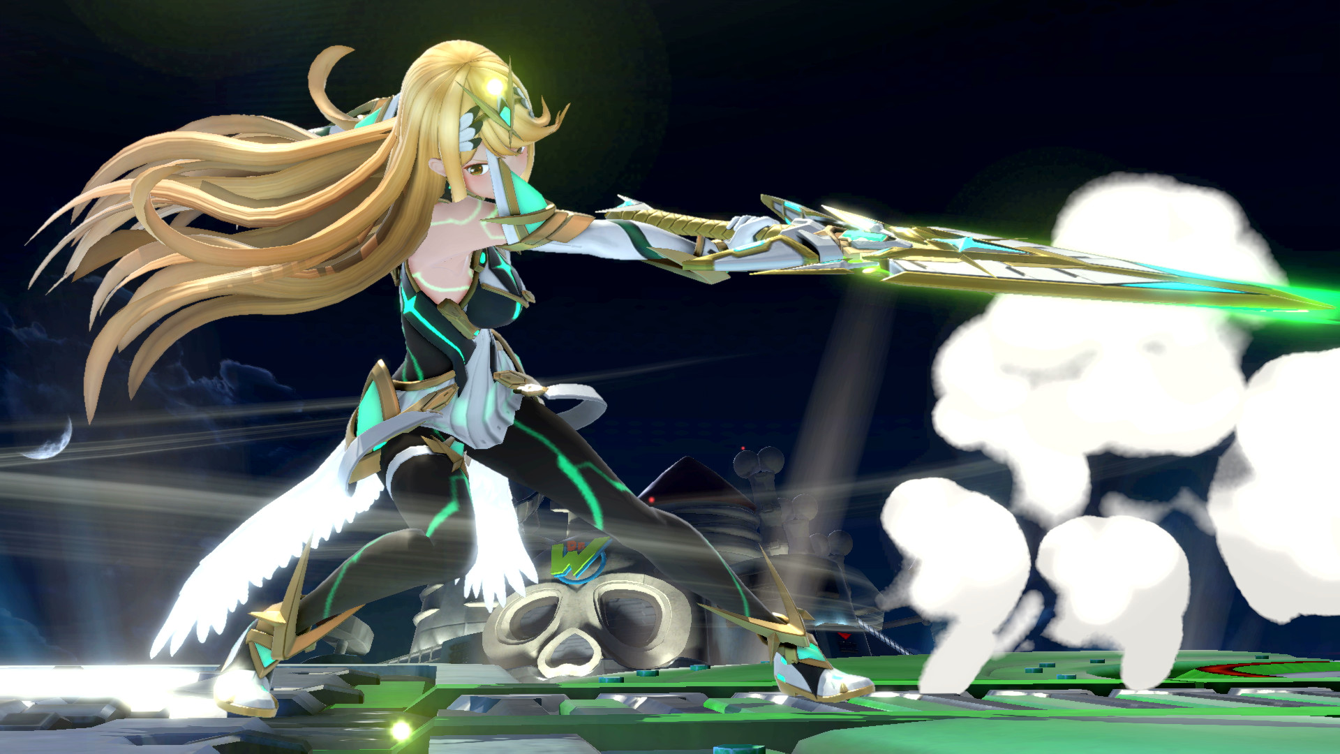 Winged Mythra (XC2 Concept Art) Mod for Super Smash Bros. Ultimate ...