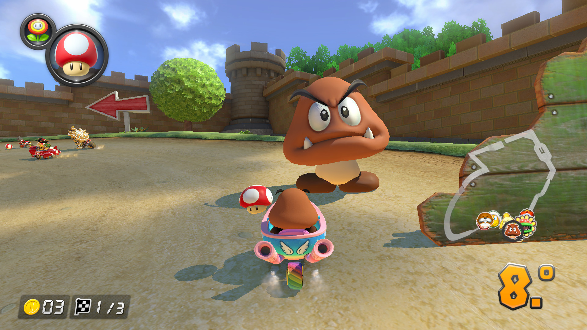 NEW Goomba Mod for Mario Kart 8 | MK8 Mods
