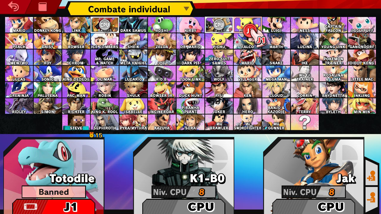 Generic Icon for all the characters (or invisible) Mod for Super Smash ...