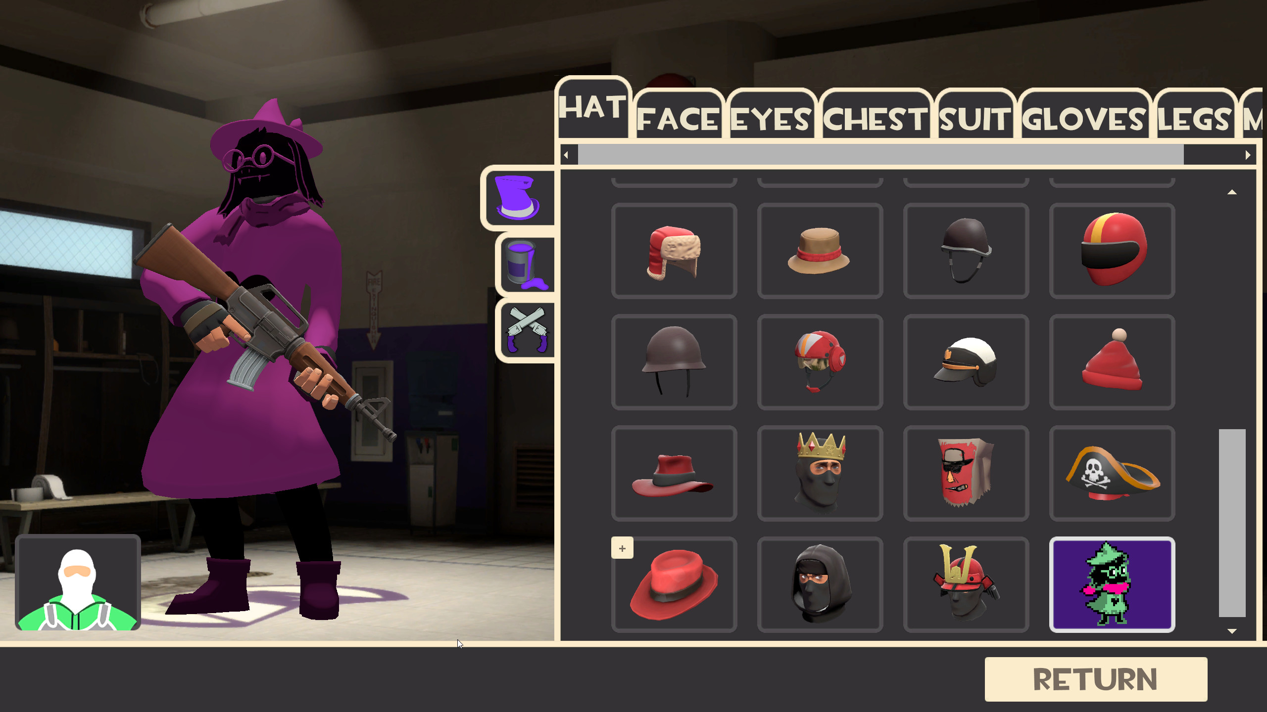 Ralsei Knight Armor Replacement Mod for Open Fortress | OF Mods