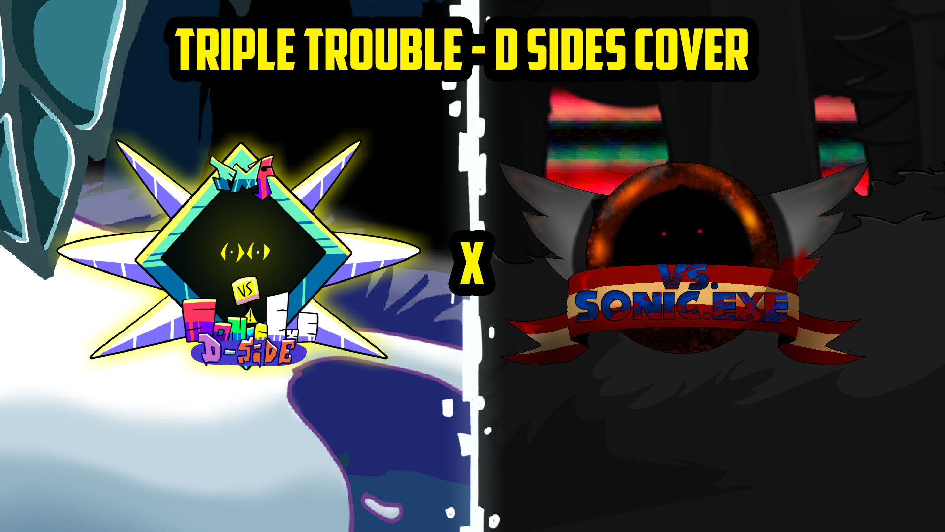 Triple Calamity | D-Sides Triple Trouble Cover Mod for Friday Night ...