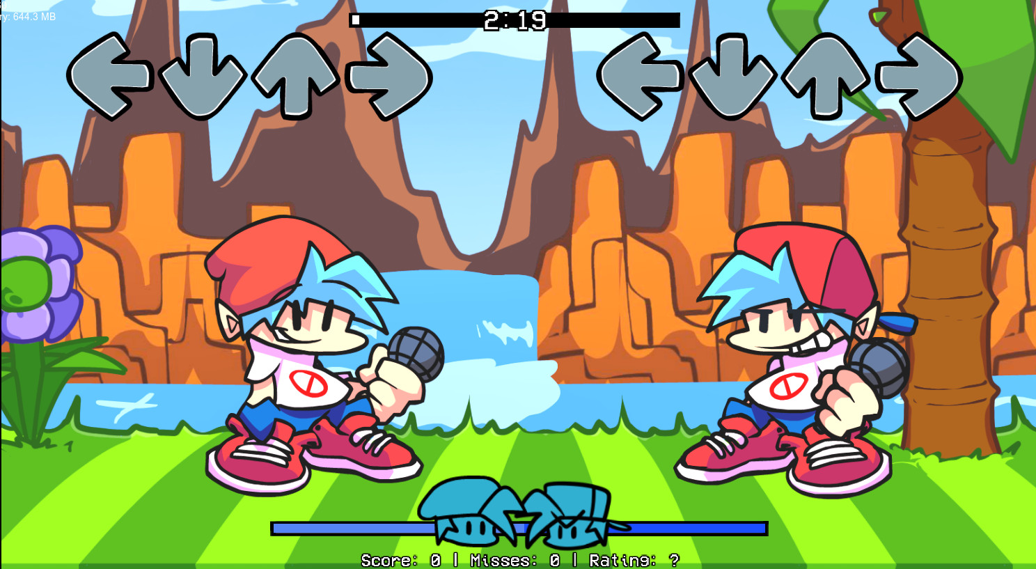 Forces but it's bf and player Mod for Friday Night Funkin' | FNF Mods