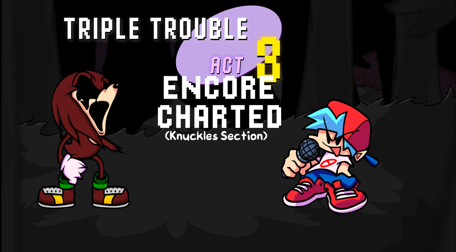 FNF Sonic.EXE | TT Encore Kuckles Section Fanchart Mod for Friday Night ...