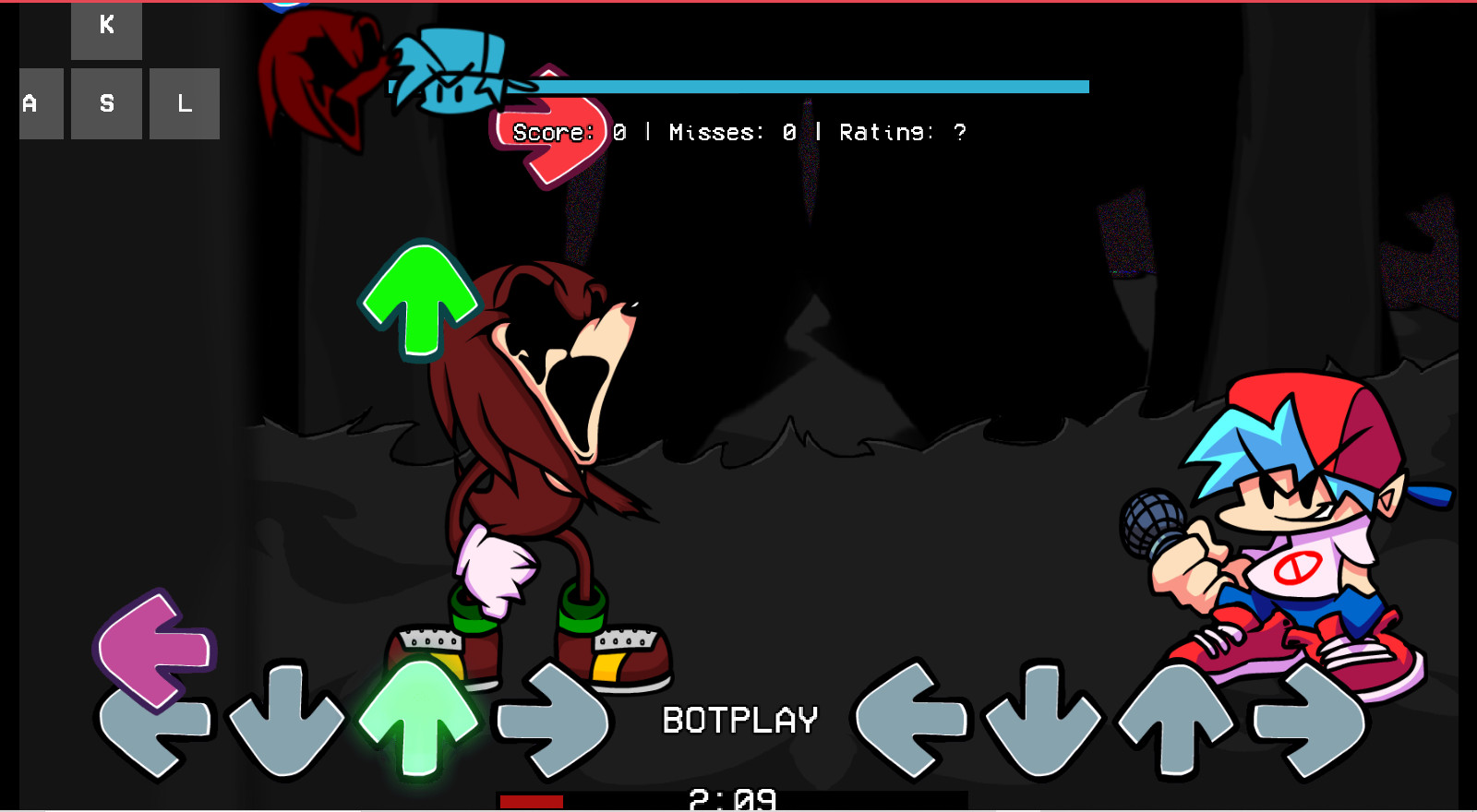 FNF Sonic.EXE | TT Encore Kuckles Section Fanchart Mod for Friday Night ...