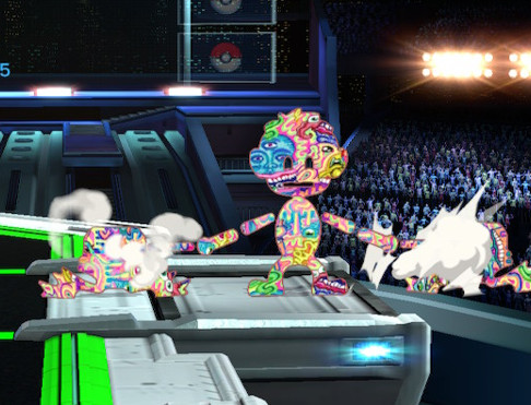 Trippy game & watch [Super Smash Bros. Ultimate] [Mods]