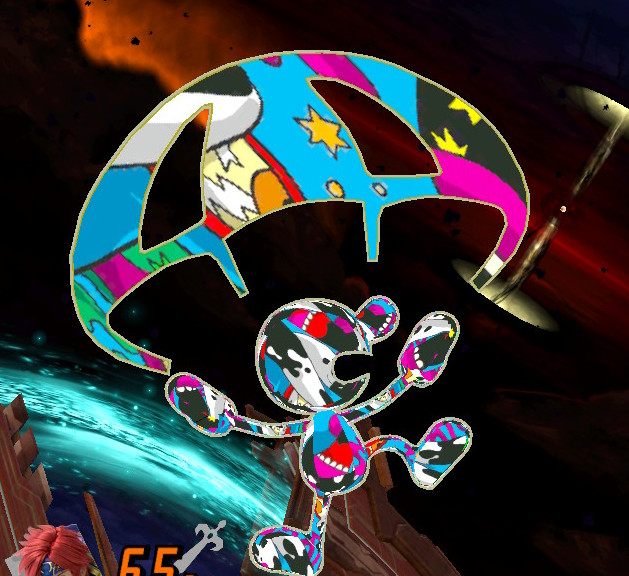 Trippy game & watch [Super Smash Bros. Ultimate] [Mods]