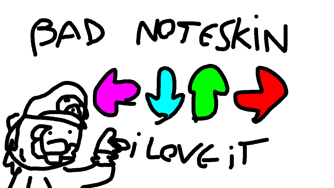 Bad Notes (Really Funny) Mod for Friday Night Funkin' | FNF Mods