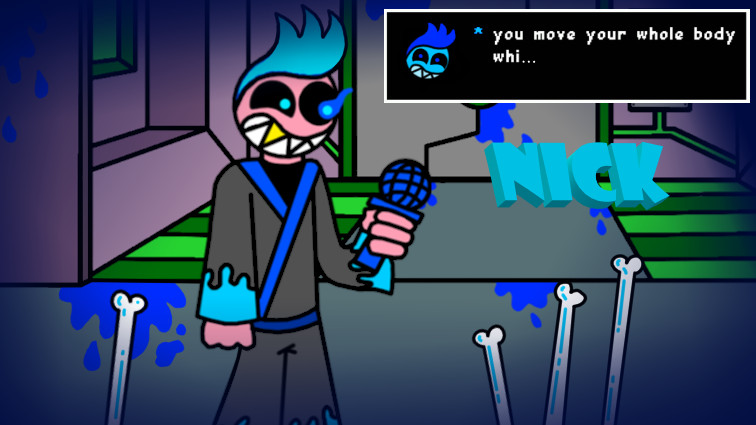 FNF VS NICK-SANS [Friday Night Funkin'] [Mods]