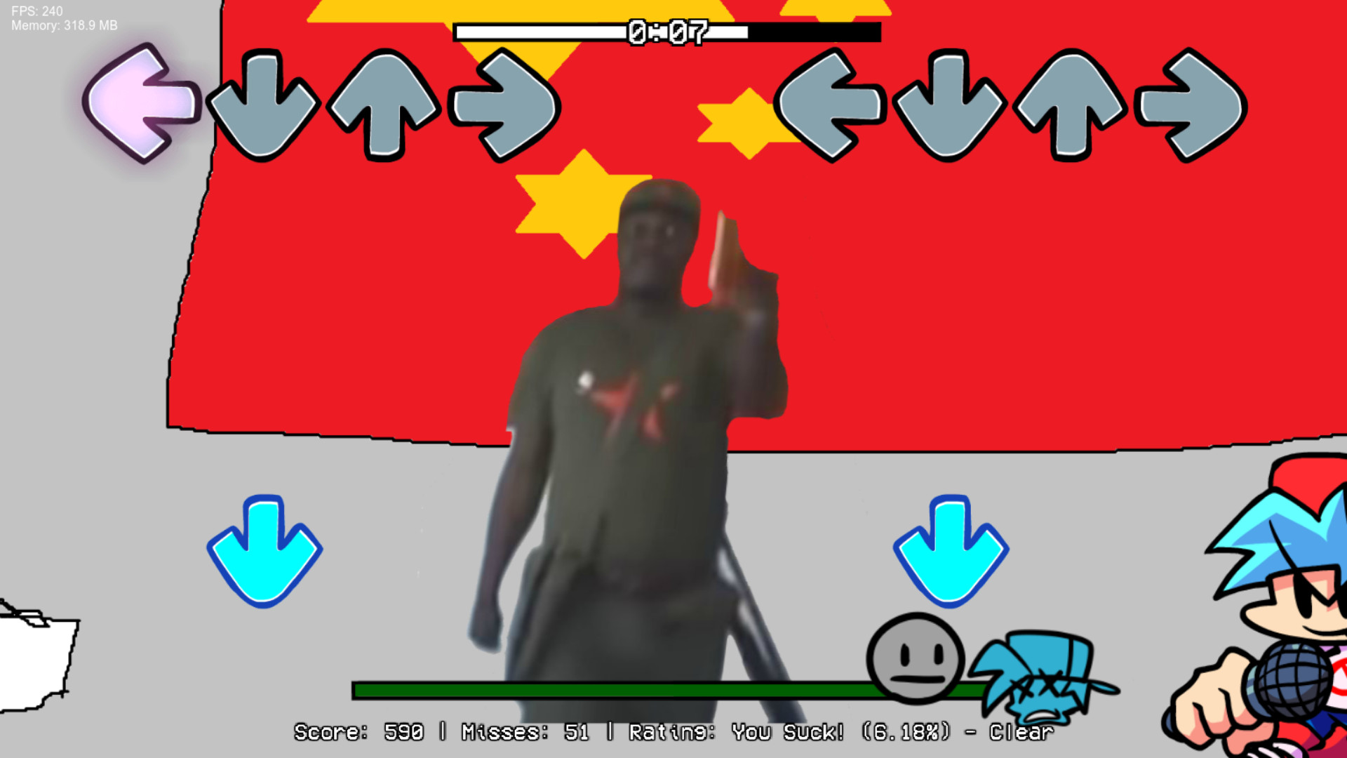 vs Black chinese guy v1 Mod for Friday Night Funkin' | FNF Mods