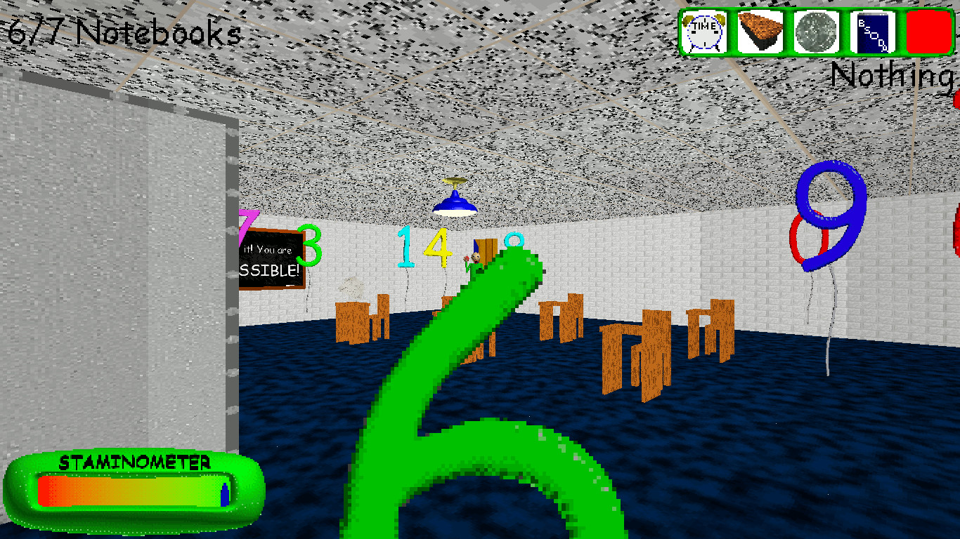 BBP but Baldi eats an apple while chasing you [Baldi's Basics] [Mods]