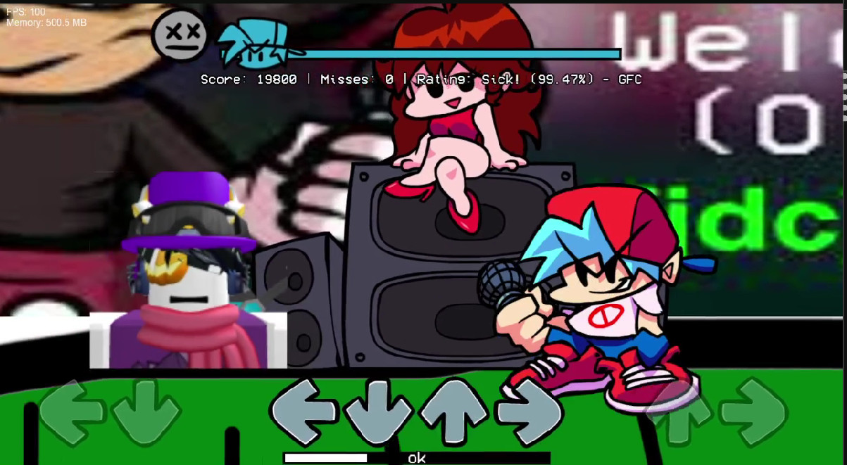 FNF average self insert mod (fnf vs adammj me) [Friday Night Funkin ...