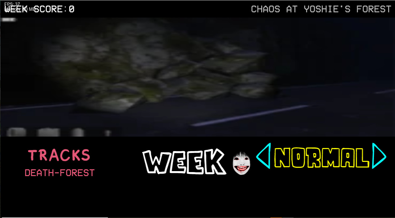 Vs Yoshie (Death forest) Mod for Friday Night Funkin' | FNF Mods