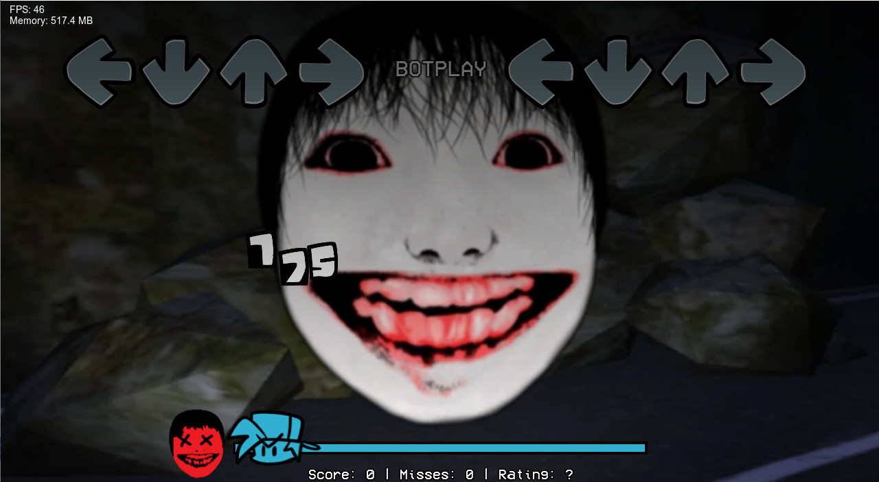 Vs Yoshie (Death forest) Mod for Friday Night Funkin' | FNF Mods