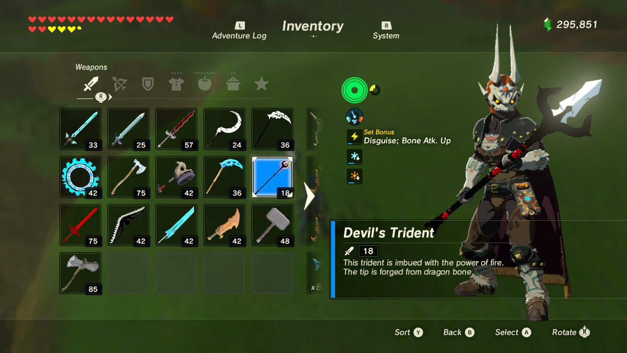 Devil's Trident Mod for The Legend of Zelda: Breath of the Wild (Switch ...