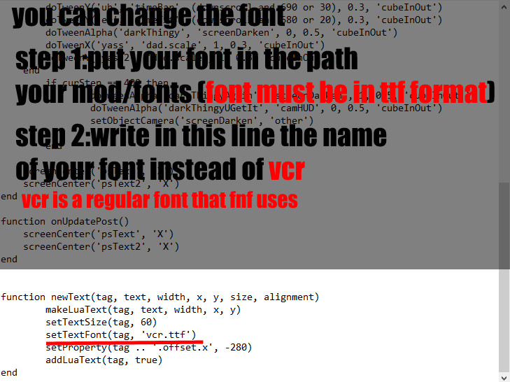 Set Text Script+Event Mod for Friday Night Funkin' | FNF Mods
