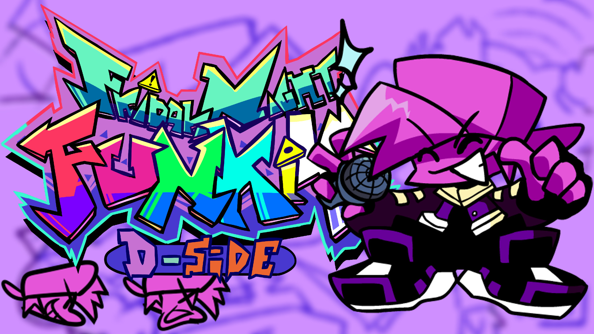 FNF Minus D-Side Skin V2 (Fanmade) [Friday Night Funkin'] [Mods]