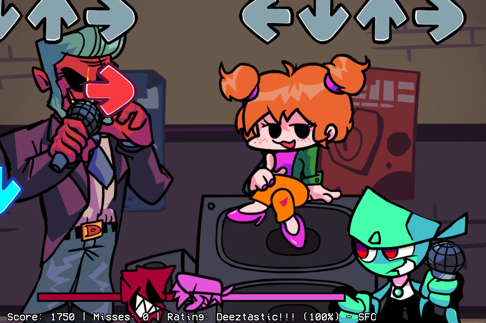 FNF Minus D-Side Skin V2 (Fanmade) [Friday Night Funkin'] [Mods]