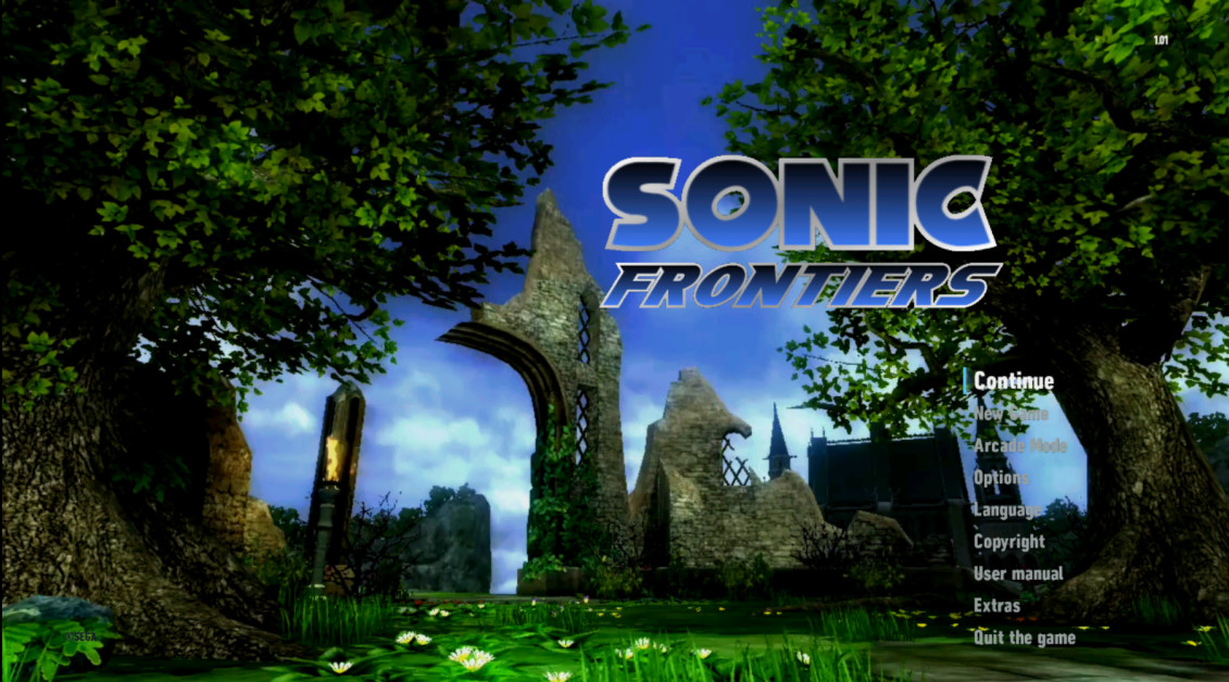 Sonic 06 inspired Main Menu Mod for Sonic Frontiers | Frontiers Mods