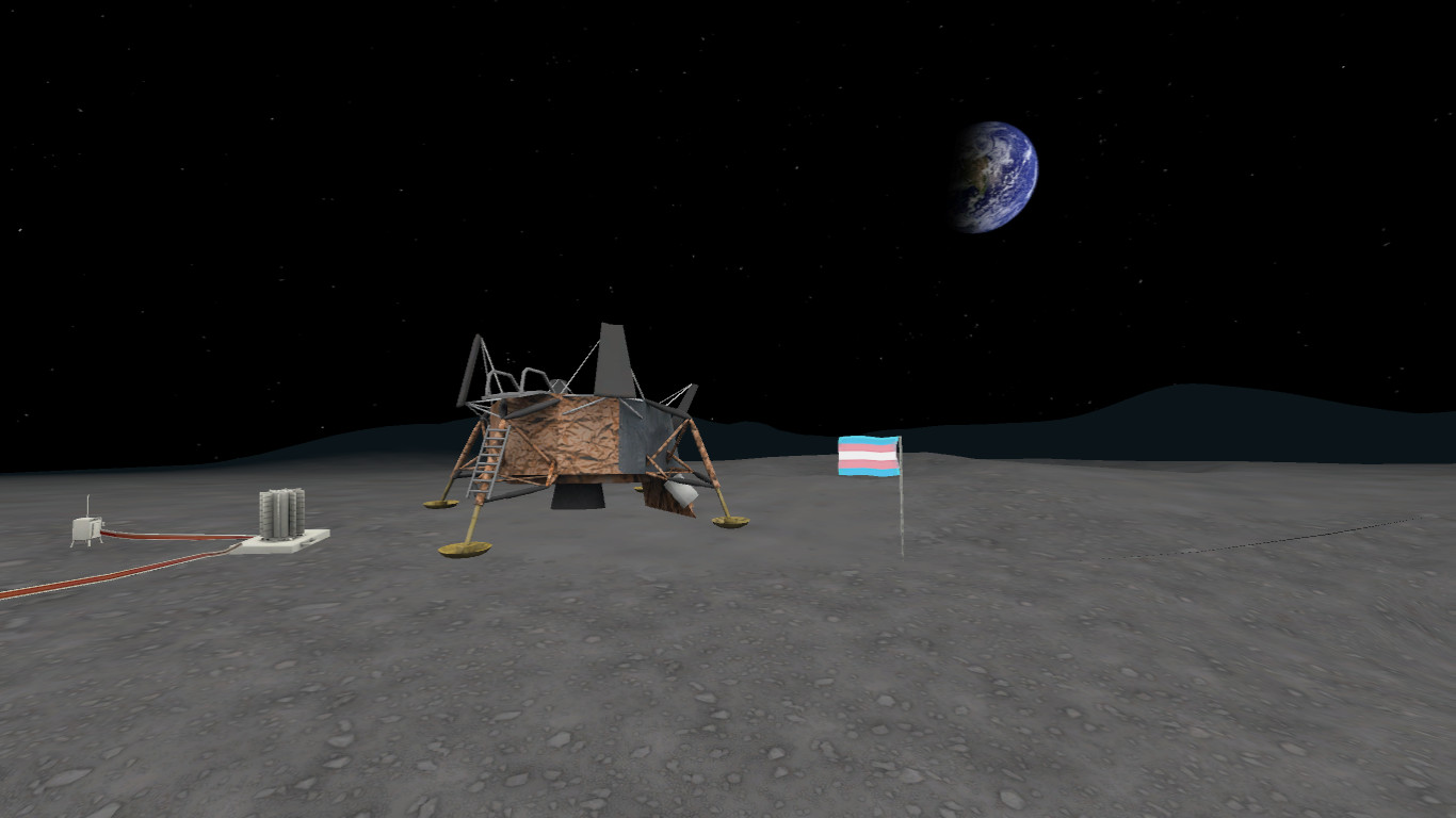 Pride flags on the moon [Portal 2] [Mods]