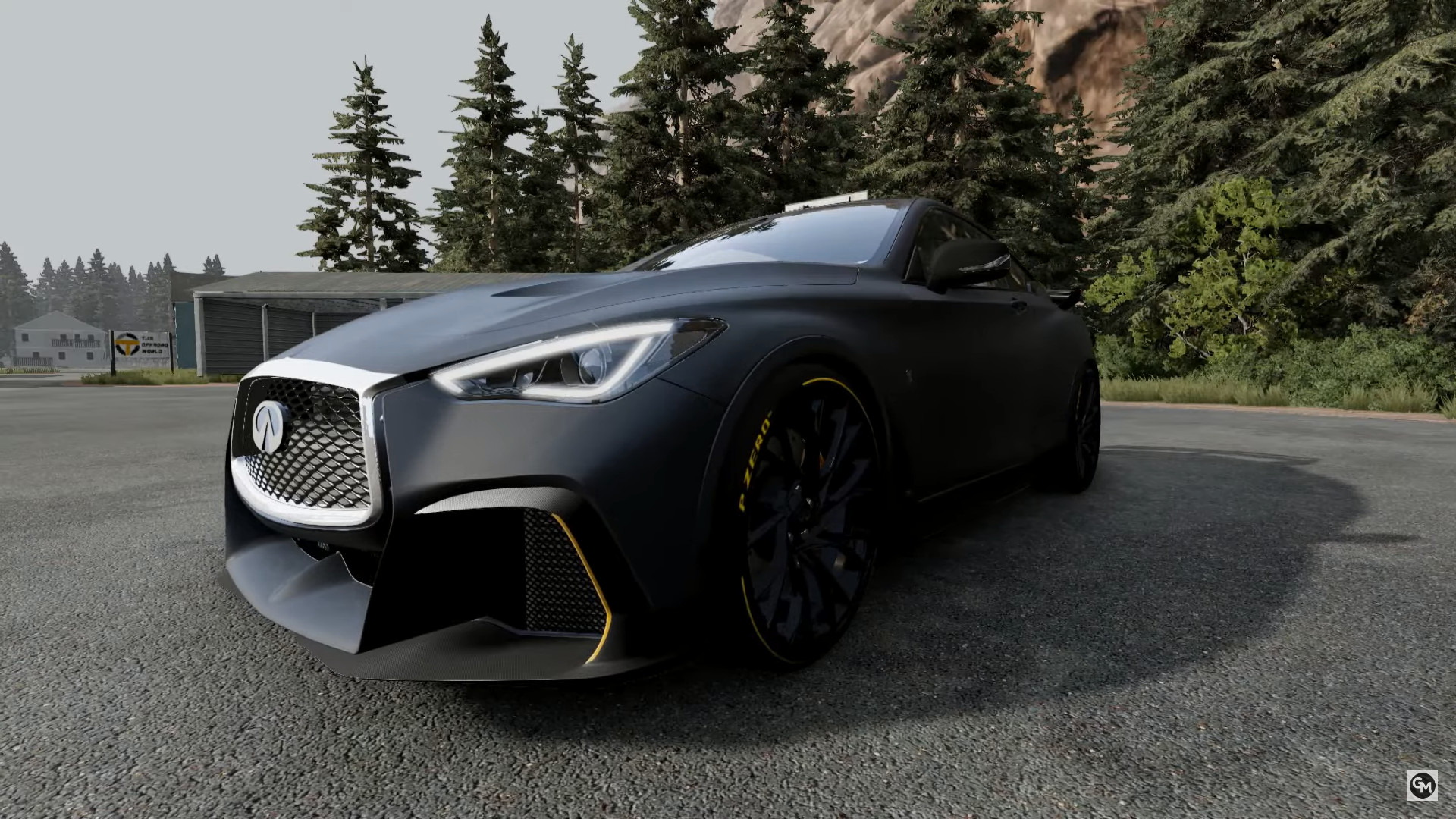 INFINITI Q60 PROJECT BLACK S 2018 Mod for BeamNG.drive | BeamNG Mods
