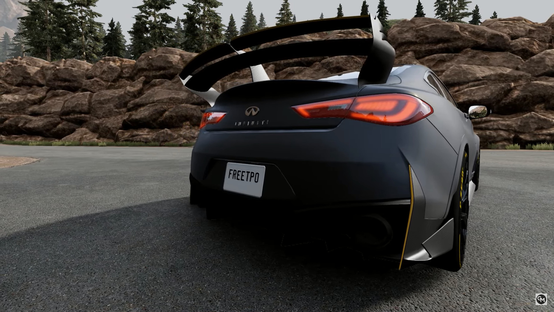 INFINITI Q60 PROJECT BLACK S 2018 Mod for BeamNG.drive | BeamNG Mods