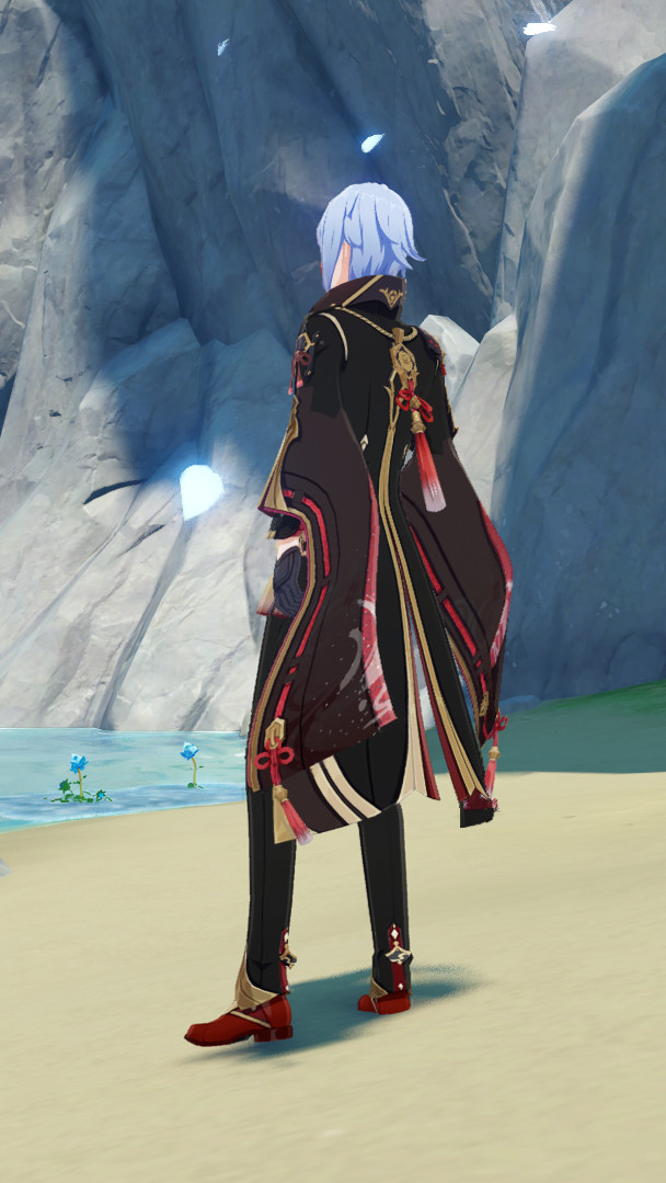 Red Black Ayato Mod for Genshin Impact | GI Mods