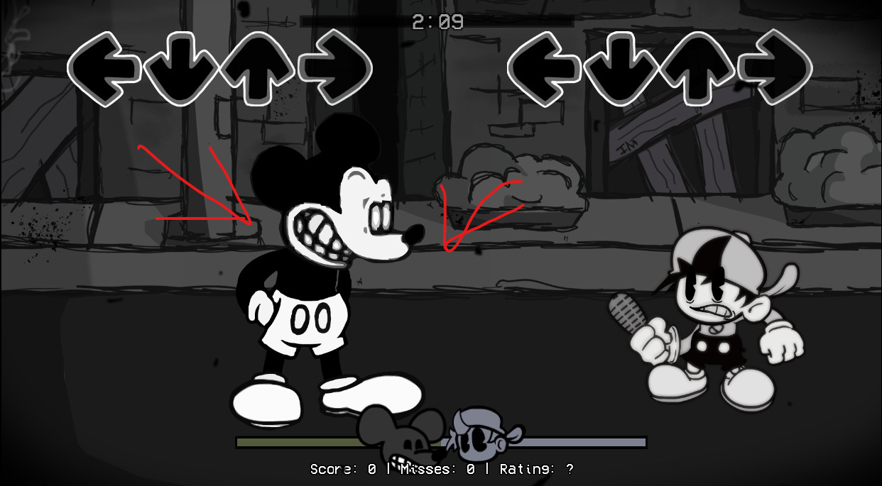 Unknown Suffering But SNS Mouse Sings It In Game Mod for Friday Night ...