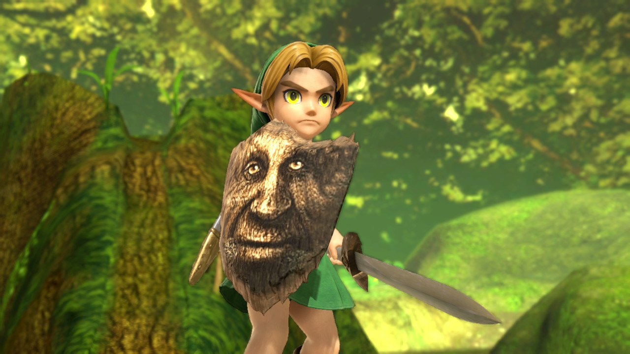 Wise Mystical Tree Deku Shield Mod for Super Smash Bros. Ultimate ...