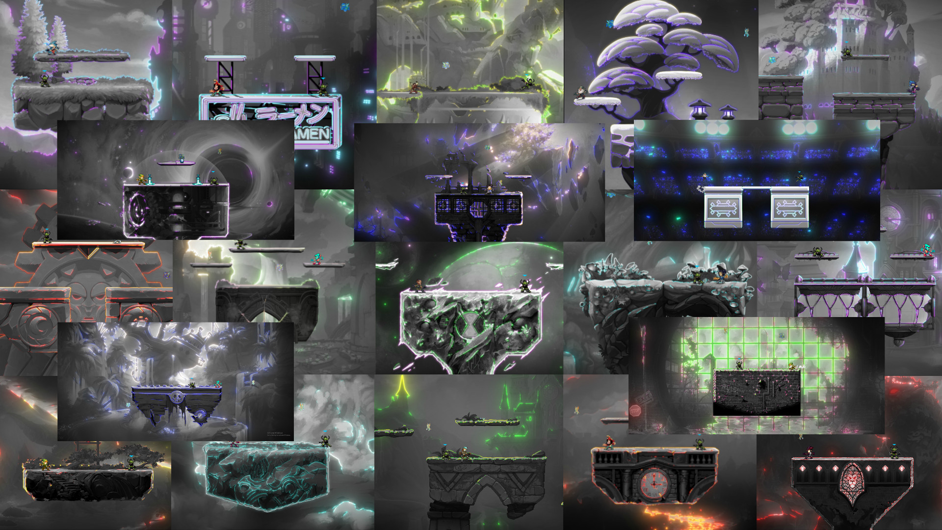 Neony maps Mod for Brawlhalla | BHalla Mods