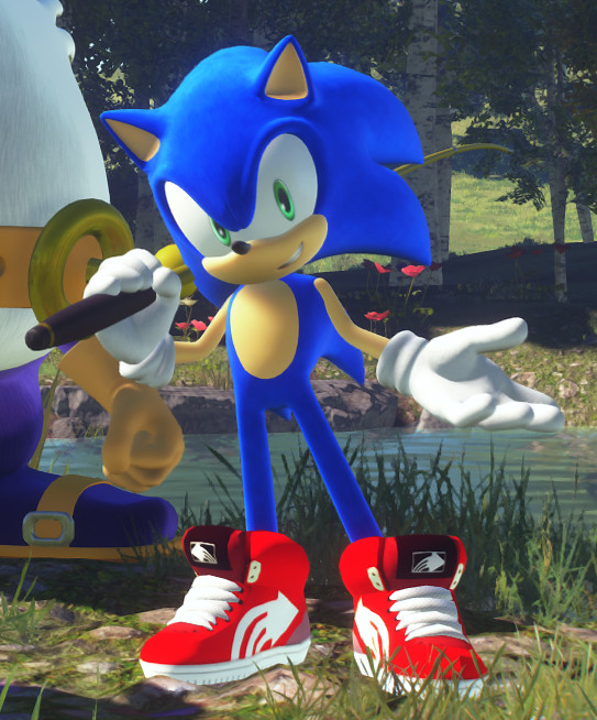 Sonic In Red Hi-Horses Mod for Sonic Frontiers | Frontiers Mods