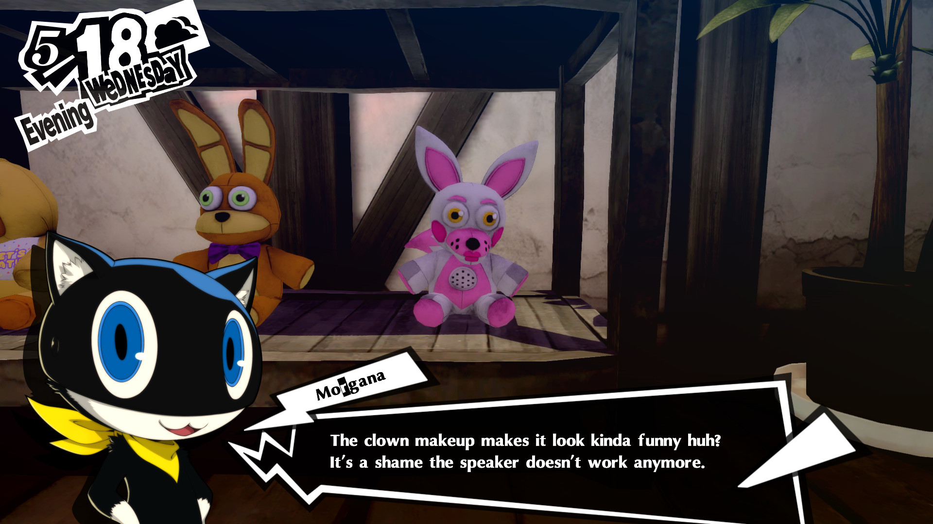 FNAF Plushies over Room Decorations [PC] Mod for Persona 5 Royal (PC ...