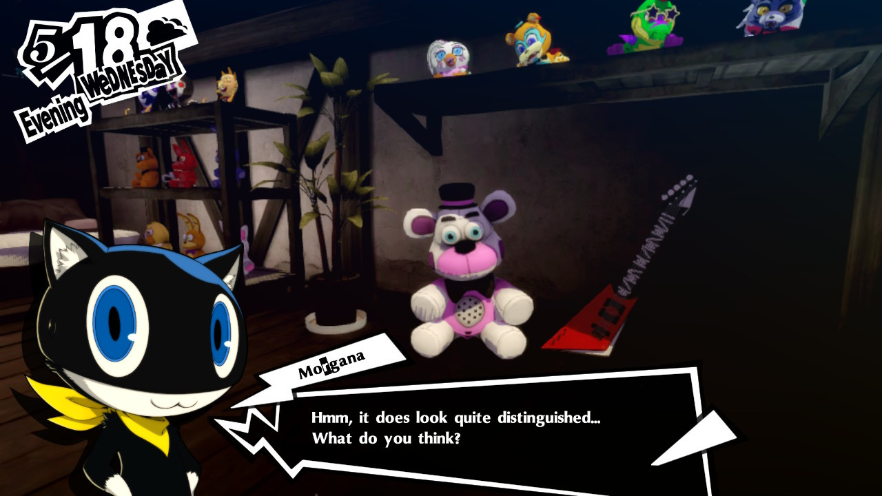 FNAF Plushies over Room Decorations [Switch] [Persona 5 Royal (Switch ...