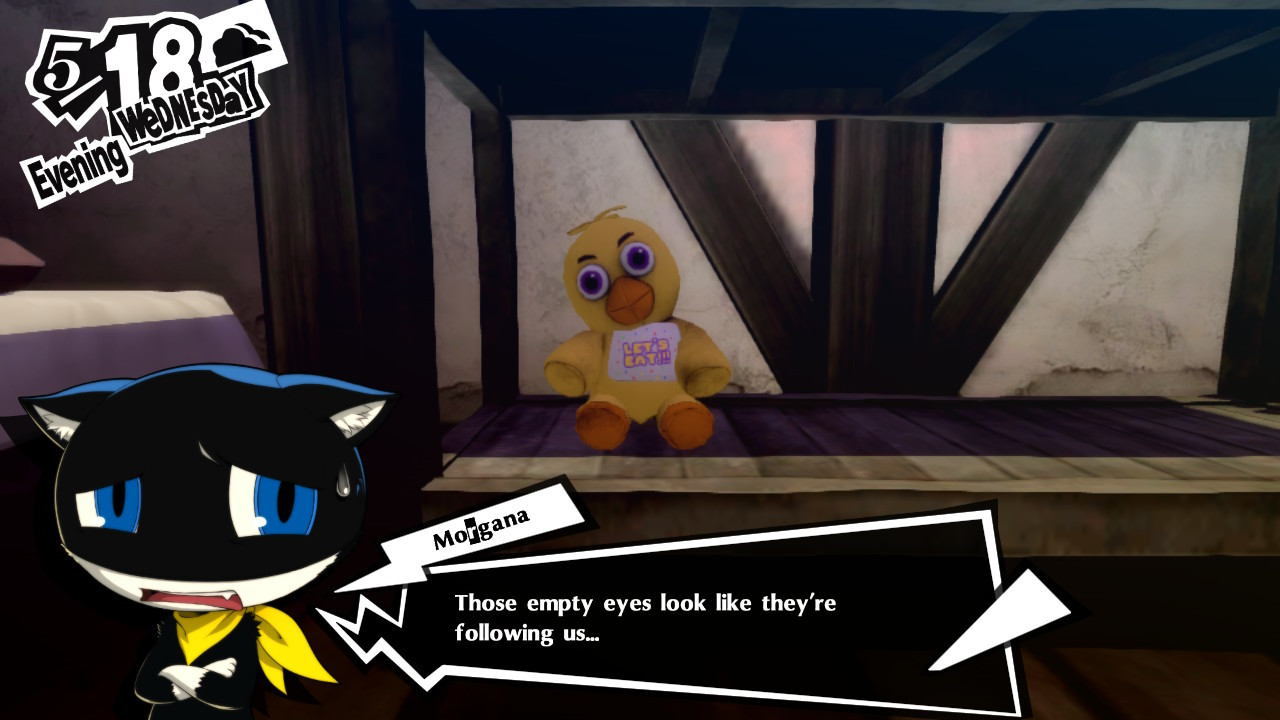 FNAF Plushies over Room Decorations [Switch] [Persona 5 Royal (Switch ...