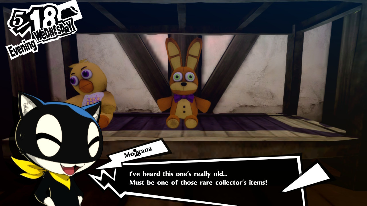FNAF Plushies over Room Decorations [Switch] [Persona 5 Royal (Switch ...