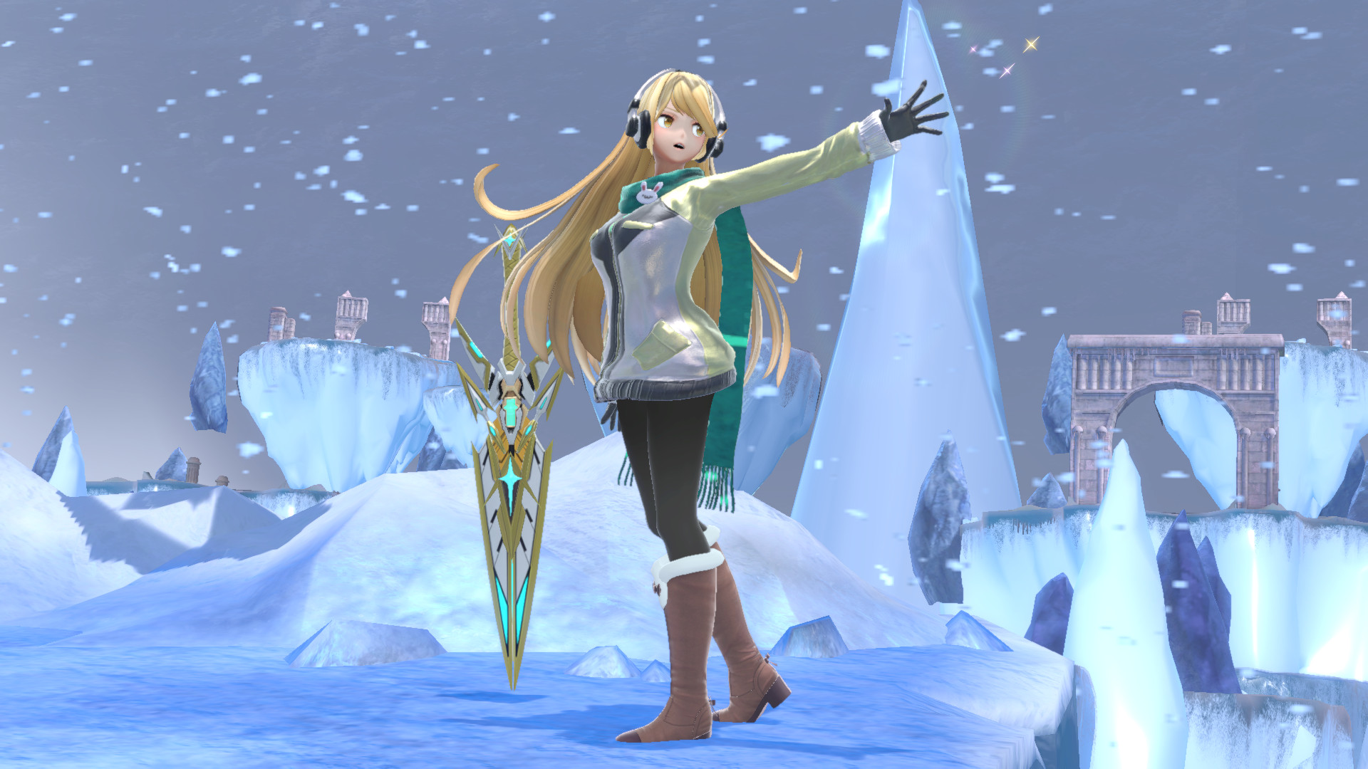 Winter Casual Pyra/Mythra Mod for Super Smash Bros. Ultimate | SSBU Mods