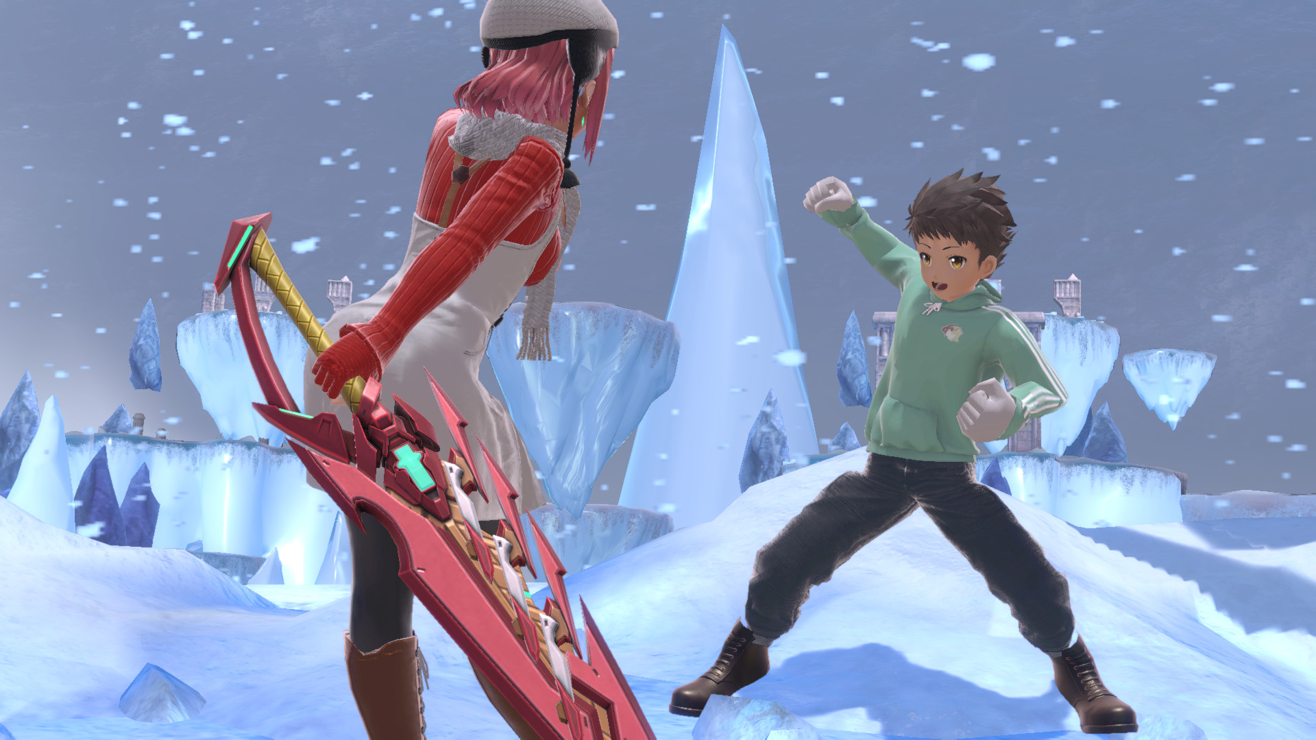 Winter Casual Pyra/Mythra Mod for Super Smash Bros. Ultimate | SSBU Mods