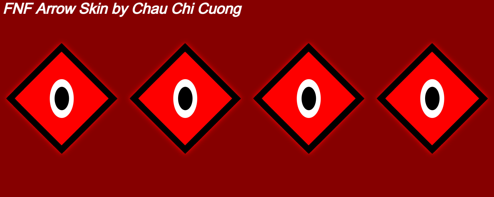 DEMON DIAMOND NOTE assets Monochrome Style Mod for Friday Night Funkin ...