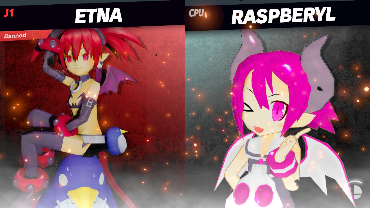 Etna and Prinny from Disgaea 2.0 Beauty Queen Mod for Super Smash Bros ...